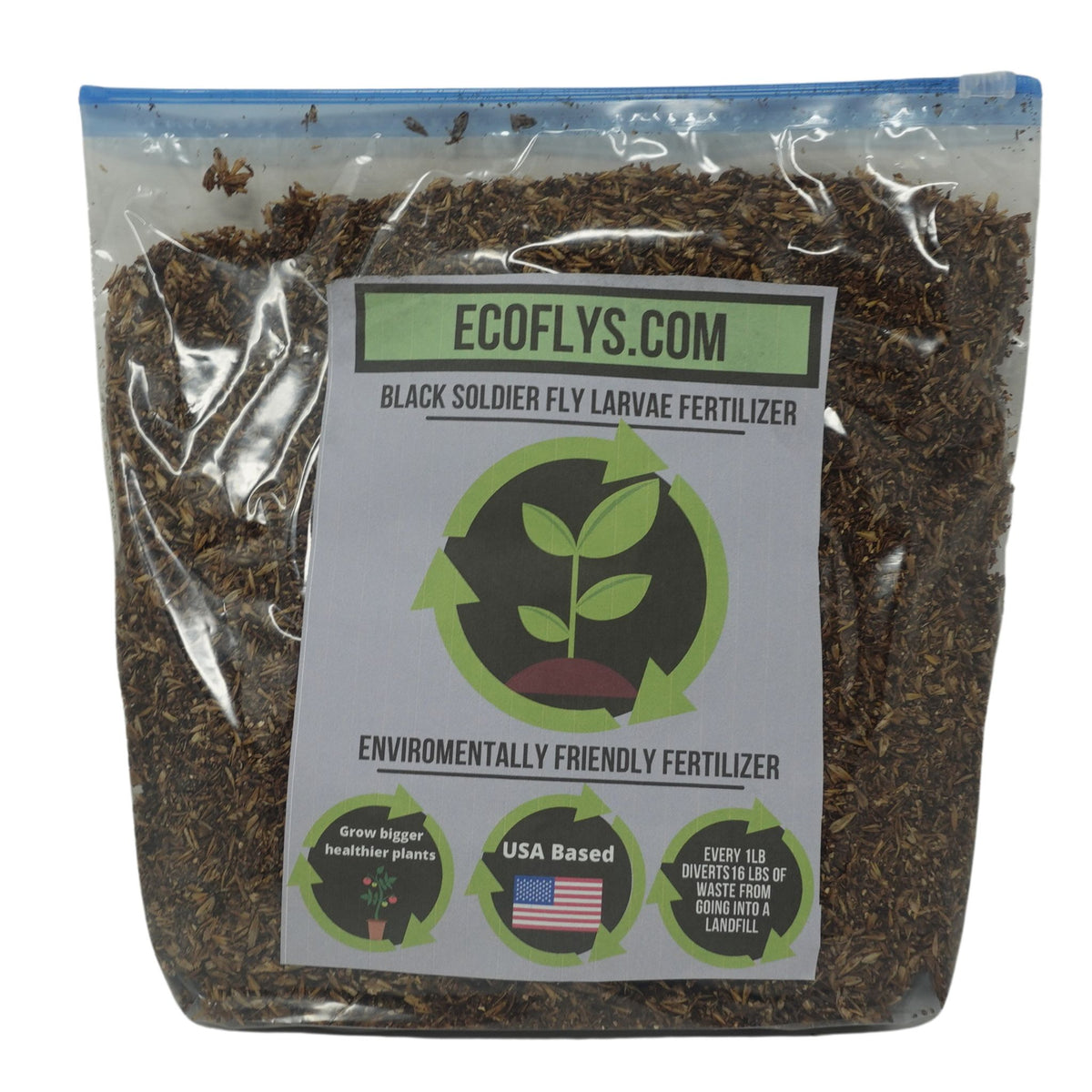 Black Soldier Fly Larvae Frass – ecoflys.com